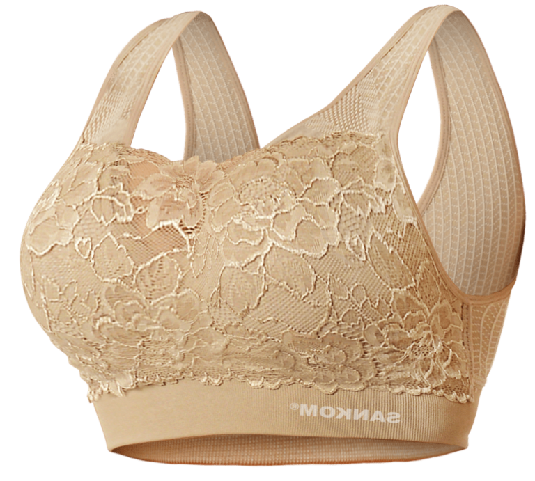 SANKOM® – Patent Bra | CLASSIC BEIGE with LACE